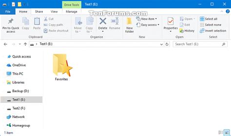 Move Location Of Favorites Folder In Windows 10 Tutorials