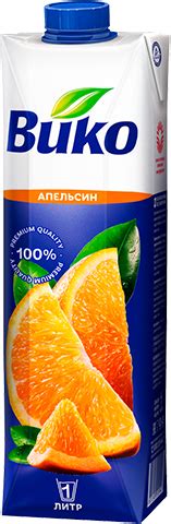 Вико - Апельсиновый сок 1 л