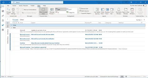 How To Change View In Outlook To Compact Single Or Preview