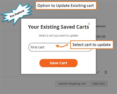 in frontend cart page support portal for magento extensions and services