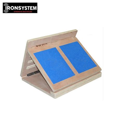 Wooden Slant Balance Board Adjustable Ankle Incline Gym Room