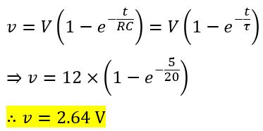 RC Charging Circuit And RC Time Constant