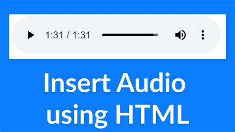 How To Add Audio In Html Quickest Method Quick Code Academy Youtube