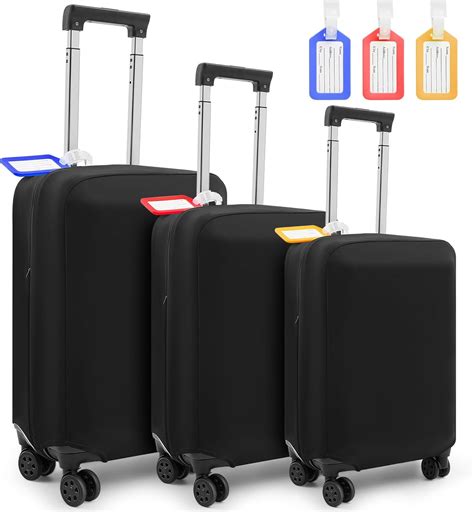 Paterr 3 Pieces Luggage Cover Travel Suitcase Protector