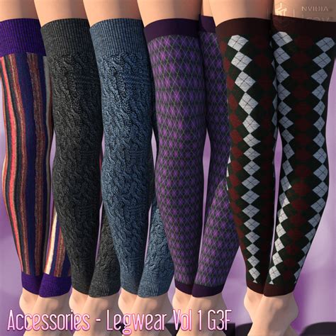 Accessories Legwear Volume 1 Genesis 3 Female Daz 3d