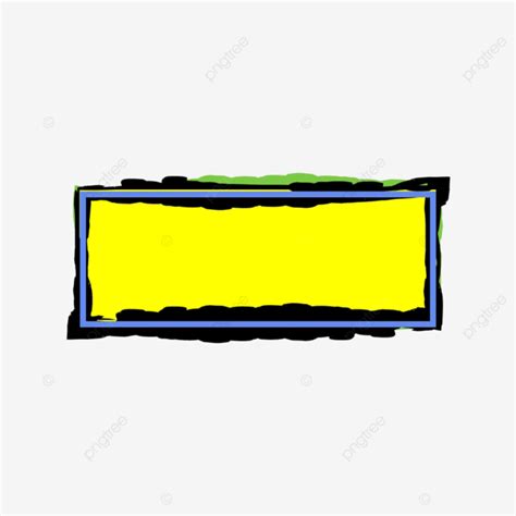 Yellow Text Box Banner Quotes Frame Vector Yellow Text Box Border