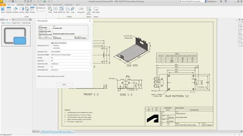 Inventor Ilogic Form For Title Block Completion Inventor Official Blog