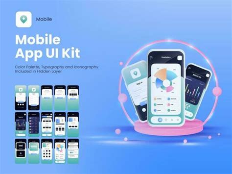 Mobile App Ui Kit Vector Art Icons And Graphics For Free Download