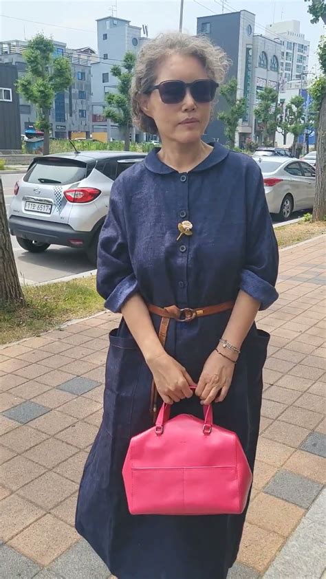 린넨바늘꽃 청린넨데님원피스 01073630116 수입린넨 Youtube