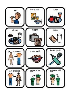 Printable Pecs Icons By Ms Laurens Aba Materials Tpt