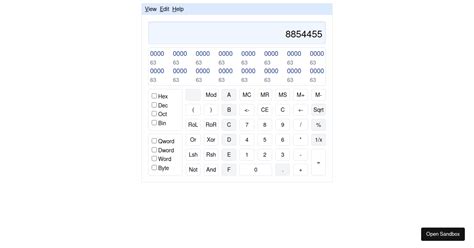 Tailwindcss Calculator Codesandbox
