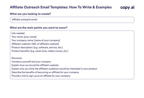 Affiliate Outreach Email Templates How To Write And Examples
