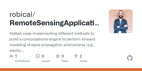 GitHub Robical RemoteSensingApplication Matlab Code Implementing Different Methods To Build A