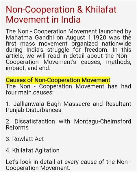 Top 999 Non Cooperation Movement Images Amazing Collection Non