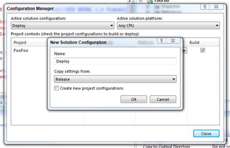 Managing Multiple Configuration File Environments With Pre Build Events Scott Hanselmans Blog