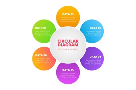 Premium Vector Circular Diagram Infographic Design Vector Template