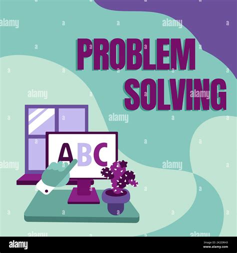 Text Caption Presenting Problem Solving Internet Concept To Find An Answer Or Means Of