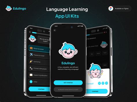 Language Learning App UI Design Kits Behance Language Learning App UI Design Kits Behance