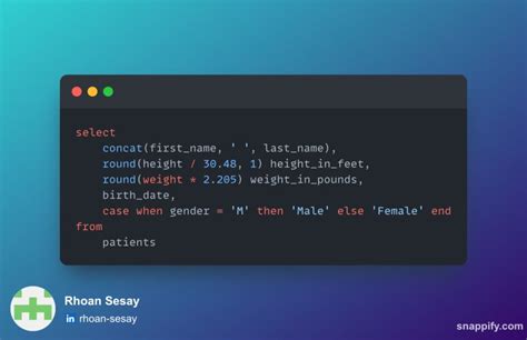 Sql Question Of The Day From Sql Practice Question Display Patients
