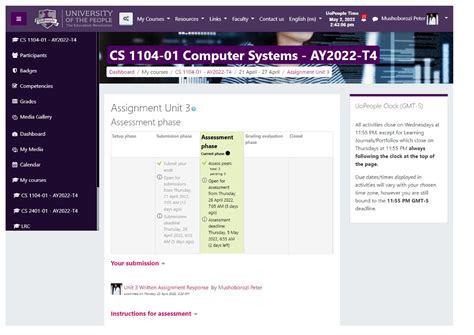 Assignment Unit 4 Assessment Phase Bs In Computer Science Studocu