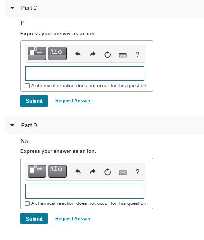 Solved Predict The Charge Of The Ion Formed By Each Of The Chegg Com