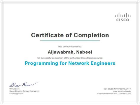 nabeel aljawabrah on linkedin ciscocert python networkprogramming