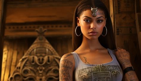 Premium Ai Image The Most Beautiful Teen Egyptian Girl Imaginable Elaborate Ancient Egyptian