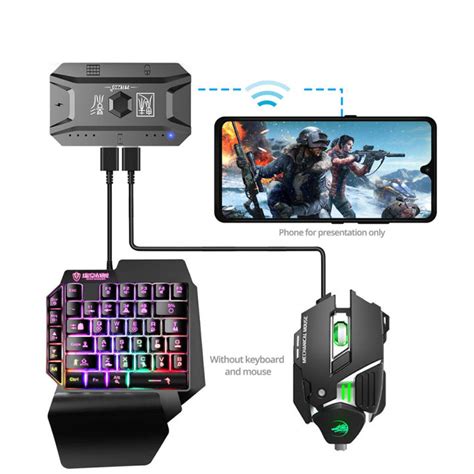 Single Handed Gaming Membrane Mini Keyboard 39 Keys One Hand Rgb