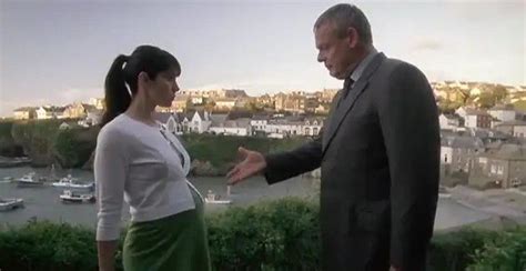 Doc Martin Caroline Catz As Louisa Glasson And Martin Clunes As The Dr