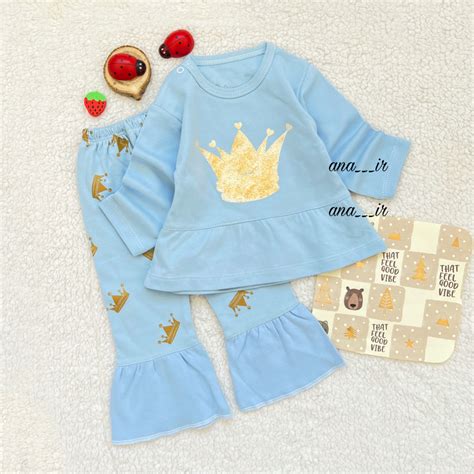 فروشگاه لباس بچگانه آناکید ست تاج آبی