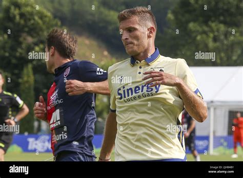Darko Lazovic Of Hellas Verona Fc Expresses Disappointment During Hellas Verona Vs Virtus Verona