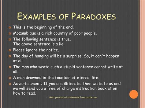 Funny Paradox Examples At Faith Fussell Blog