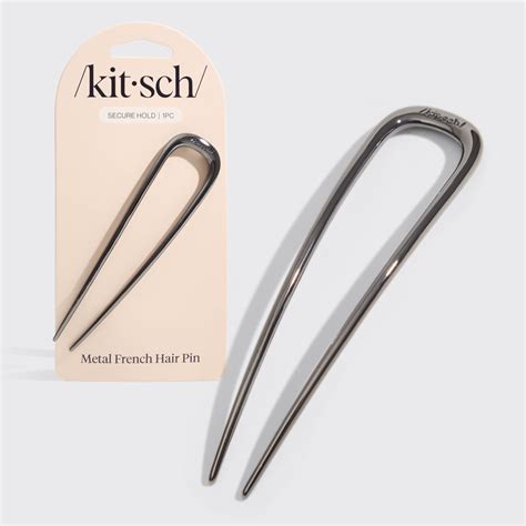 Hematite French Hair Pin Kitsch