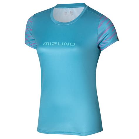 Athletics Graphic Tee Blue Athleticwear Mizuno Europe