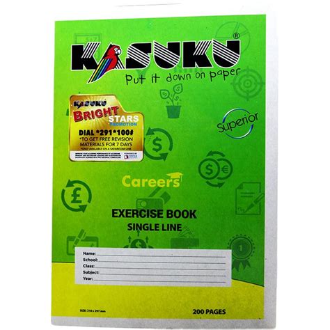Exercise Book A4 Ruled 200 Pages Kasuku Mastep Bookshop