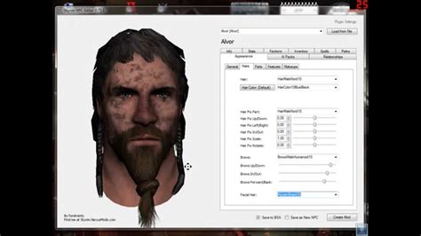 skyrim npc editor como modificar um npc para iiniciantes youtube