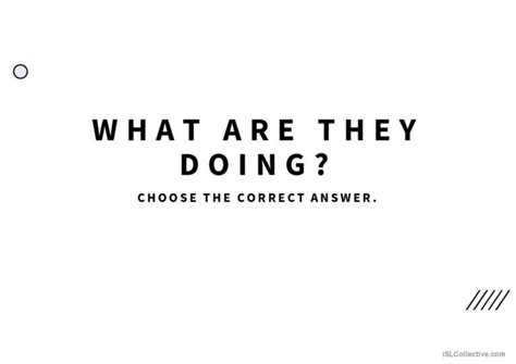 Present Continuous Exercises General Français Fle Powerpoints