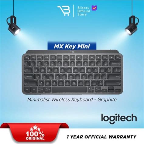 Jual Logitech Mx Keys Mini Wireless Illuminated Keyboard Graphite Terbaru Shopee Indonesia