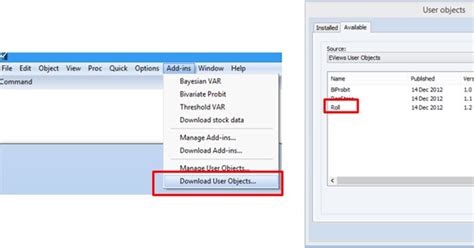 Eviews Rolling Regression