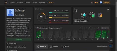 day 100daysofcodingchallenge 100days leetcode dailycoding leetcode… leela surya kiran