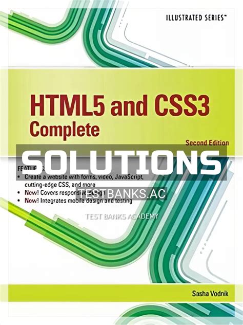 Solutions Manual For Html5 And Css3 Illustrated Complete 2nd Edition By