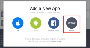 Facebook App Creation Tutorial Select Platform By Codexworld CodexWorld