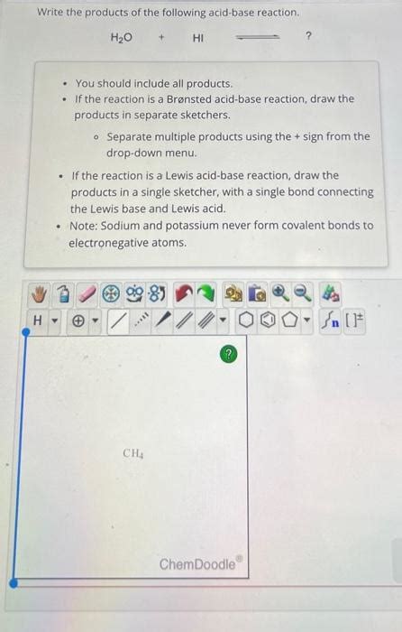 Solved Write The Products Of The Following Acid Base Chegg