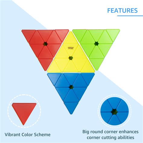 buy twist pyraminx m magnetic puzzle cube lelo