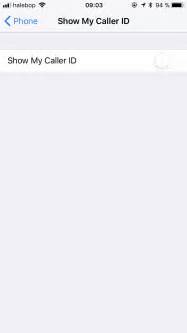 Cant Activate Show My Caller ID IOS 11 DB 9 R IOS11