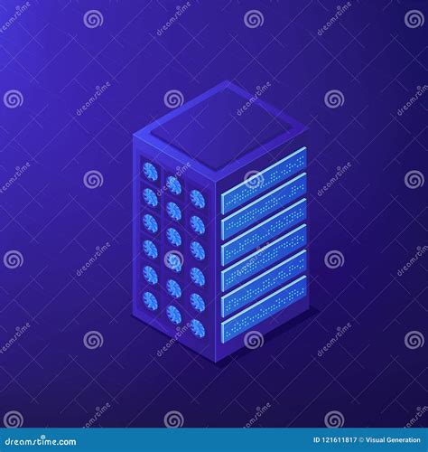 Proxy Server Icon Trendy Flat Vector Proxy Server Icon On White