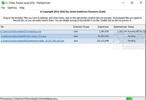 Download Fileoptimizer Portable Majorgeeks