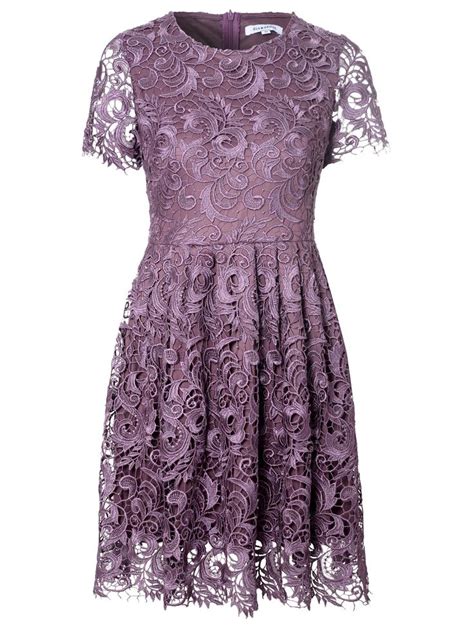 True Decadence Lace Skater Dress Purple Purple Dress Lace Casual