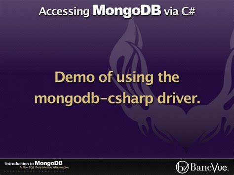 introduction to mongodb from austin code camp