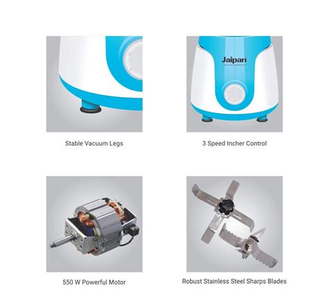 Jaipan 550w Mega Star Mixer Grinder Blue Price In Bangladesh Shopz